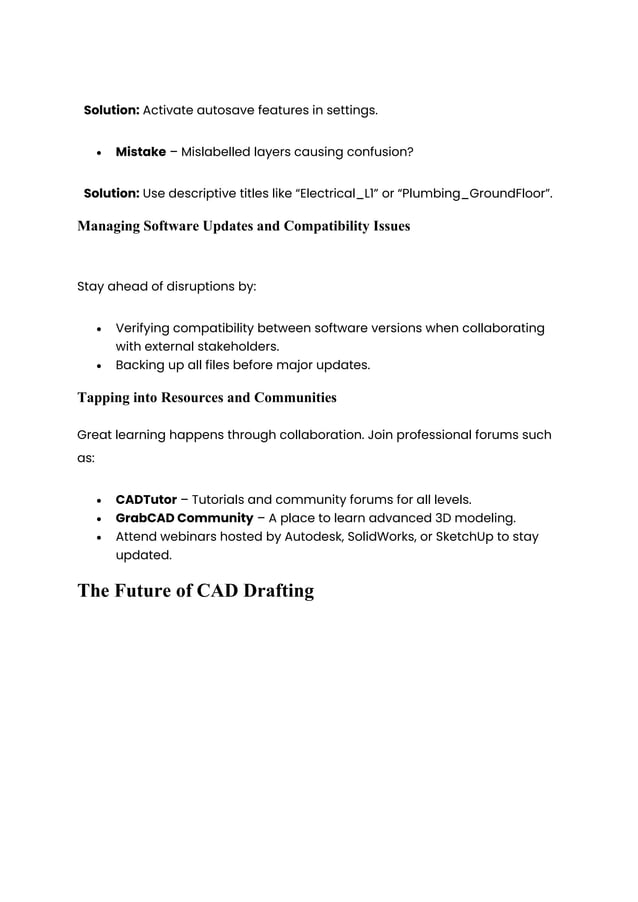 Mastering the CAD Drafting Process: A Comprehensive Guide | PDF