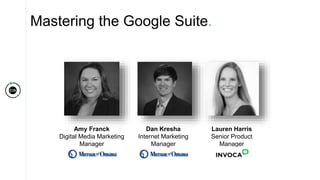 Mastering the Google Suite (analytics and adwords) | PPT