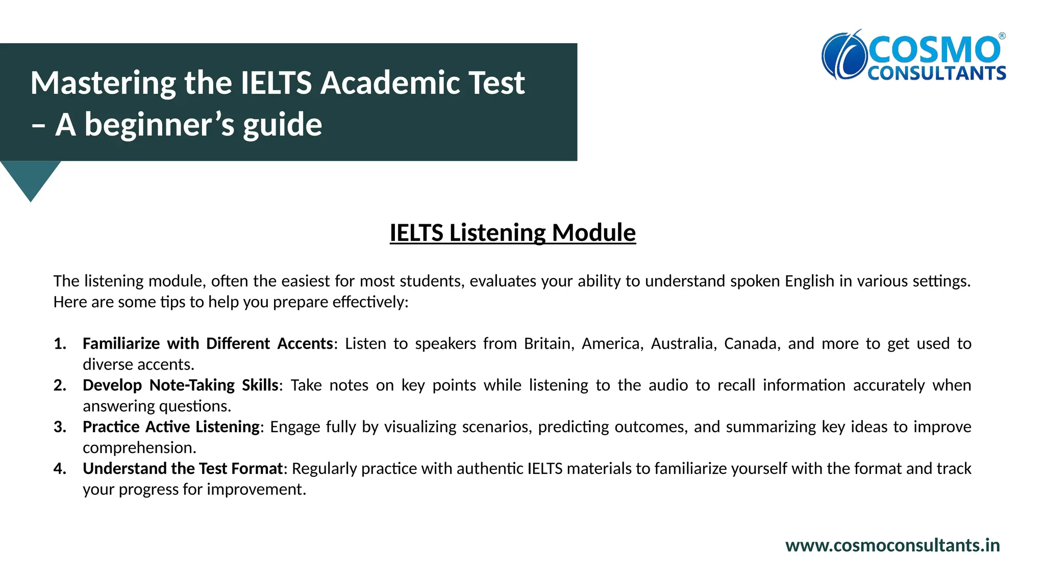 Mastering the IELTS Academic Test – A beginner’s guide | PPTX ...