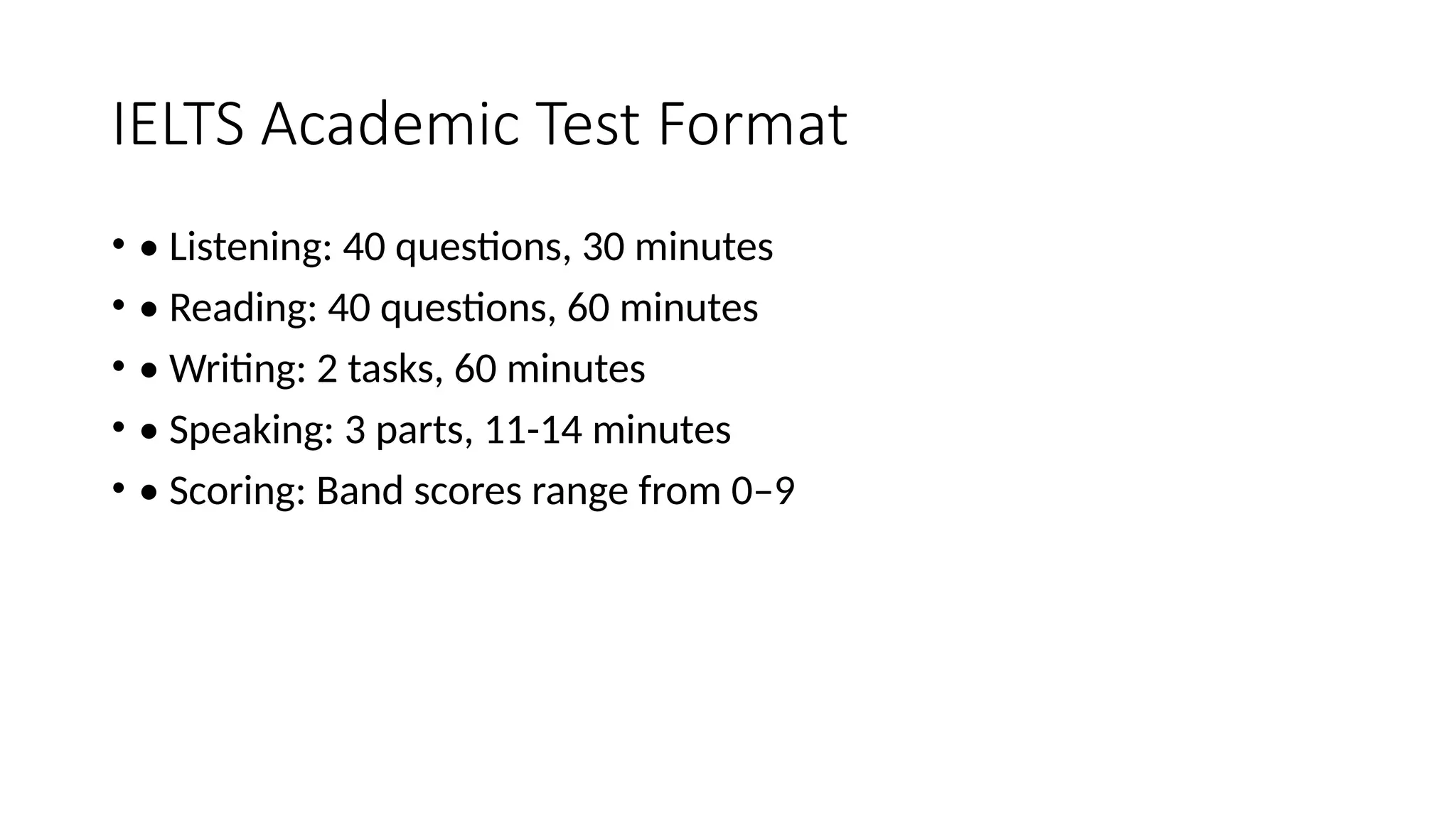 Mastering the IELTS Academic Test offers a win | PPTX