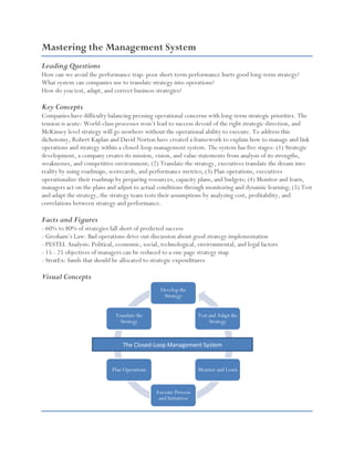 Mastering the Management System | PDF | Business | Business and Finance