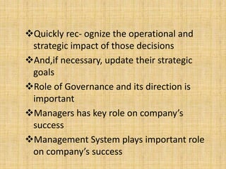Mastering the management system | PPTX