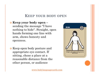 Mastering the non verbal language of leadership | PDF