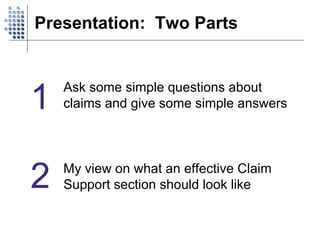 Mastering The PIP (Product Information Package) Claim Support | PPT
