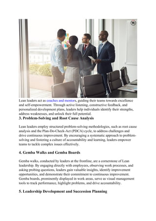 10 Principles of Lean Leadership: A Guide to Effective Management | CIO ...