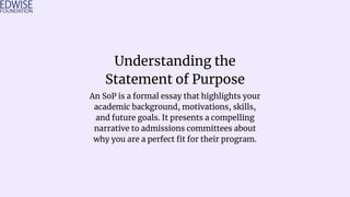 Mastering the Statement of Purpose (SoP).pdf