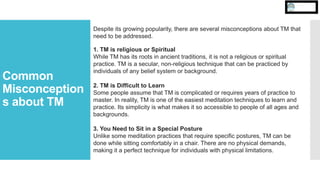 Mastering the TM Technique: A Comprehensive Guide | PPT