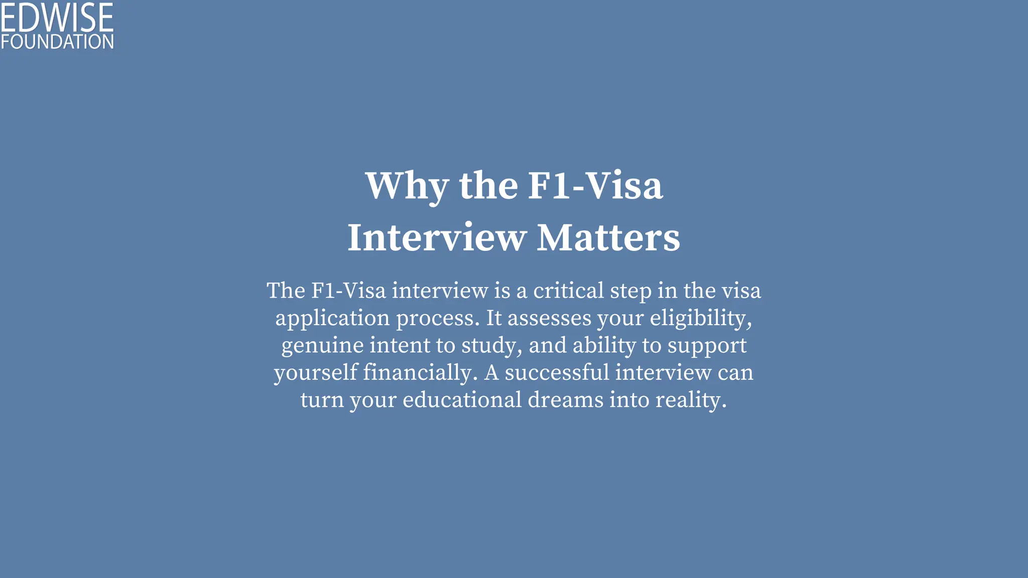Mastering the US F1-Visa Interview: Essential Preparation for Nepalese ...