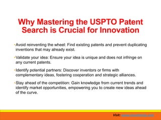 USPTO Patent Search : Unleash the Power of Unexplored Ideas ...