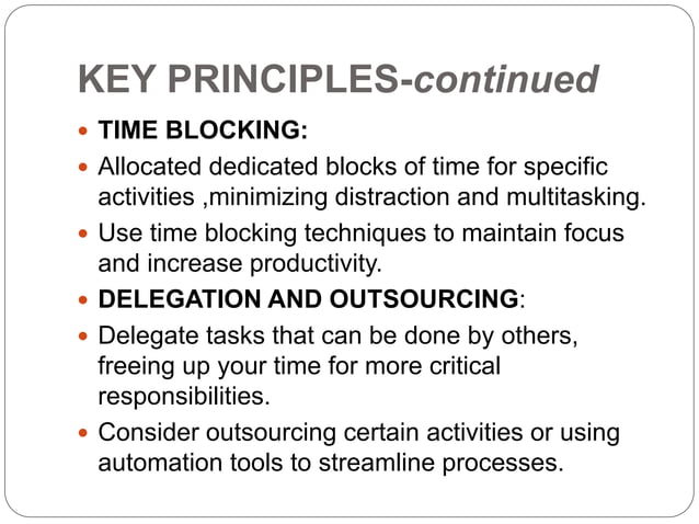 MASTERING TIME MANAGEMENT.pptx | Technology & Computing