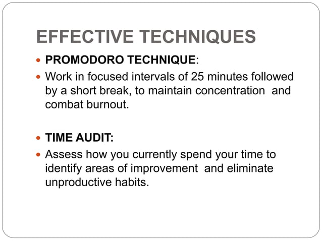 MASTERING TIME MANAGEMENT.pptx | Technology & Computing