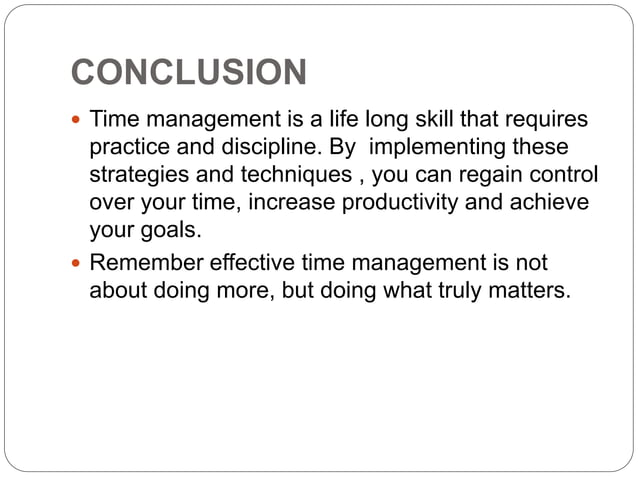 MASTERING TIME MANAGEMENT.pptx | Technology & Computing