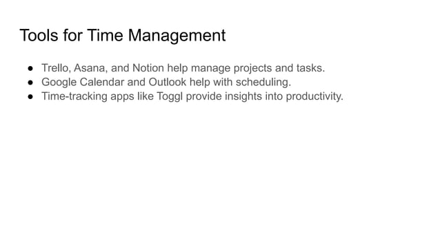 Mastering Time Management- Power Point Presentation | PPTX