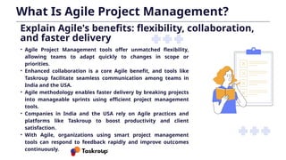 Agile Methodology in Project Management Benefits & Stages | PPTX
