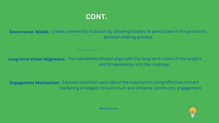 Mastering Tokenomics: A Comprehensive Guide to Creating and Analyzing Token Economics. | PPT