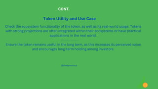 Mastering Tokenomics: A Comprehensive Guide to Creating and Analyzing Token Economics. | PPT
