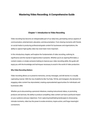 Mastering Video Recording_ A Comprehensive Guide.pdf