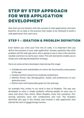 Mastering Web Application Development A Complete Step-by-Step Guide | PDF | Web Development ...