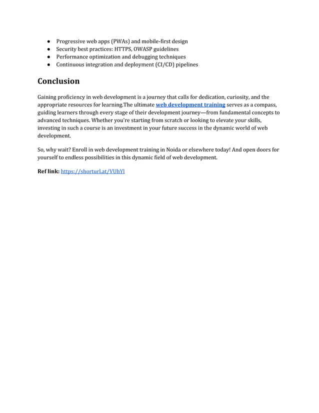 Mastering Web Development The Ultimate Coursepdf Free Download