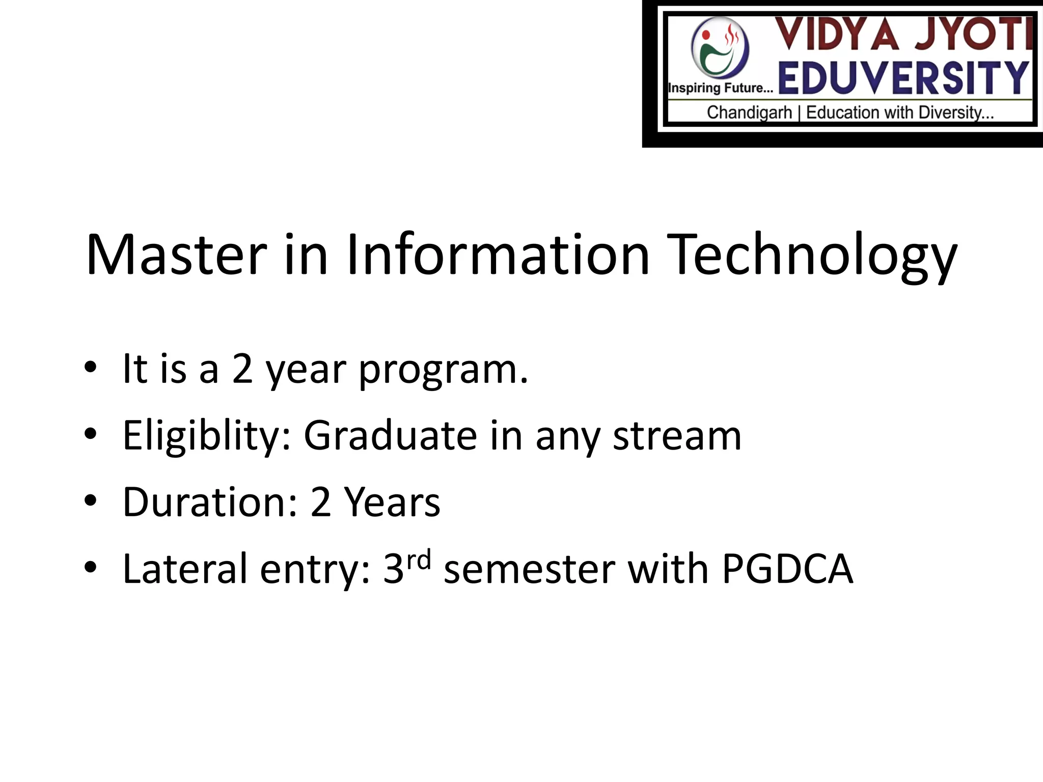 Master in information technology | PDF