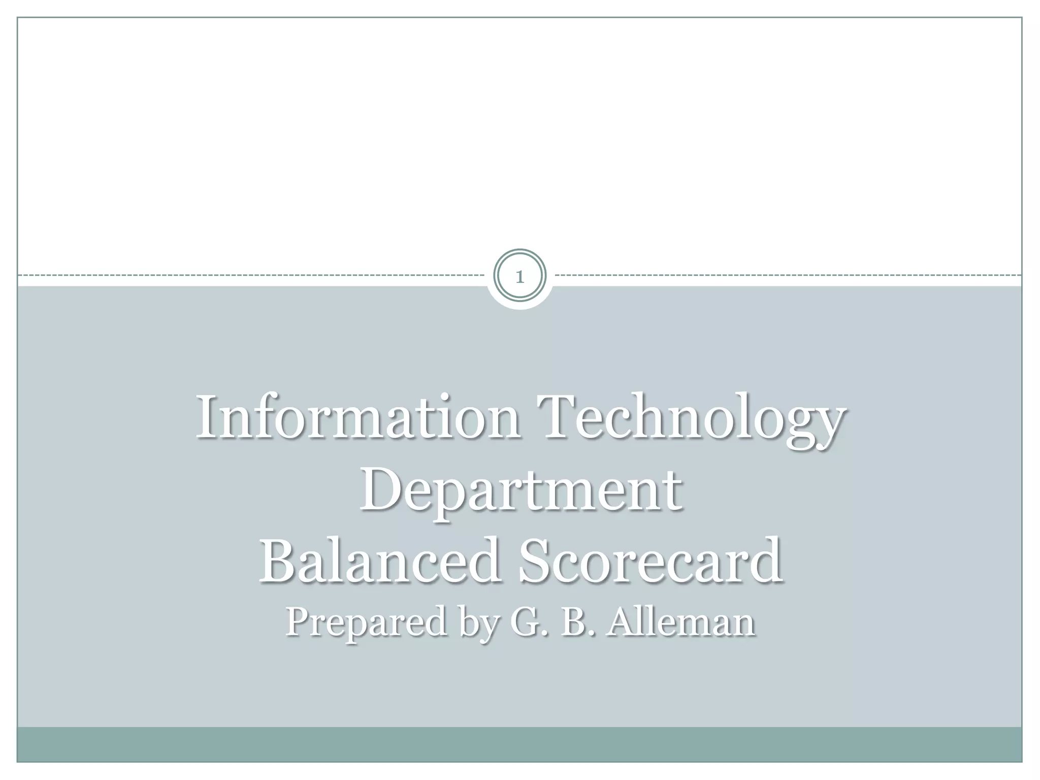 Master it balanced scorecard (final) | PDF