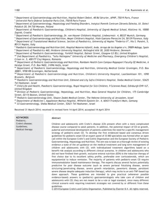 crohn's guidelines children's | PDF