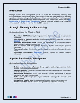 Master Key Elements of SCM Strategy with thouSense!.pdf
