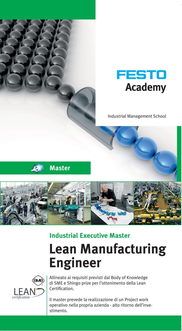 Master Lean Manufacturing Engineer Festo Academy 11 ed. Feb 2014 | PDF