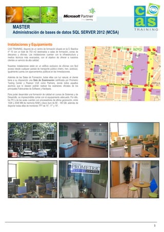 Master MCSA Administración de SQL Server 2012 | PDF