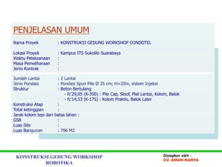 master metode kerja_GEDUNG WORKSHOP ROBOTIKA_02.ppt