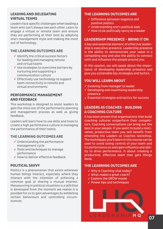 Masterminds Brain Friendly Workshops | PDF