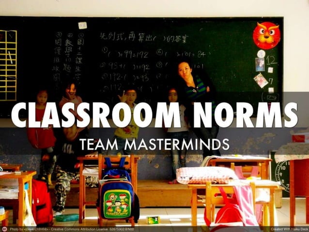 Masterminds classroom norms | PPTX