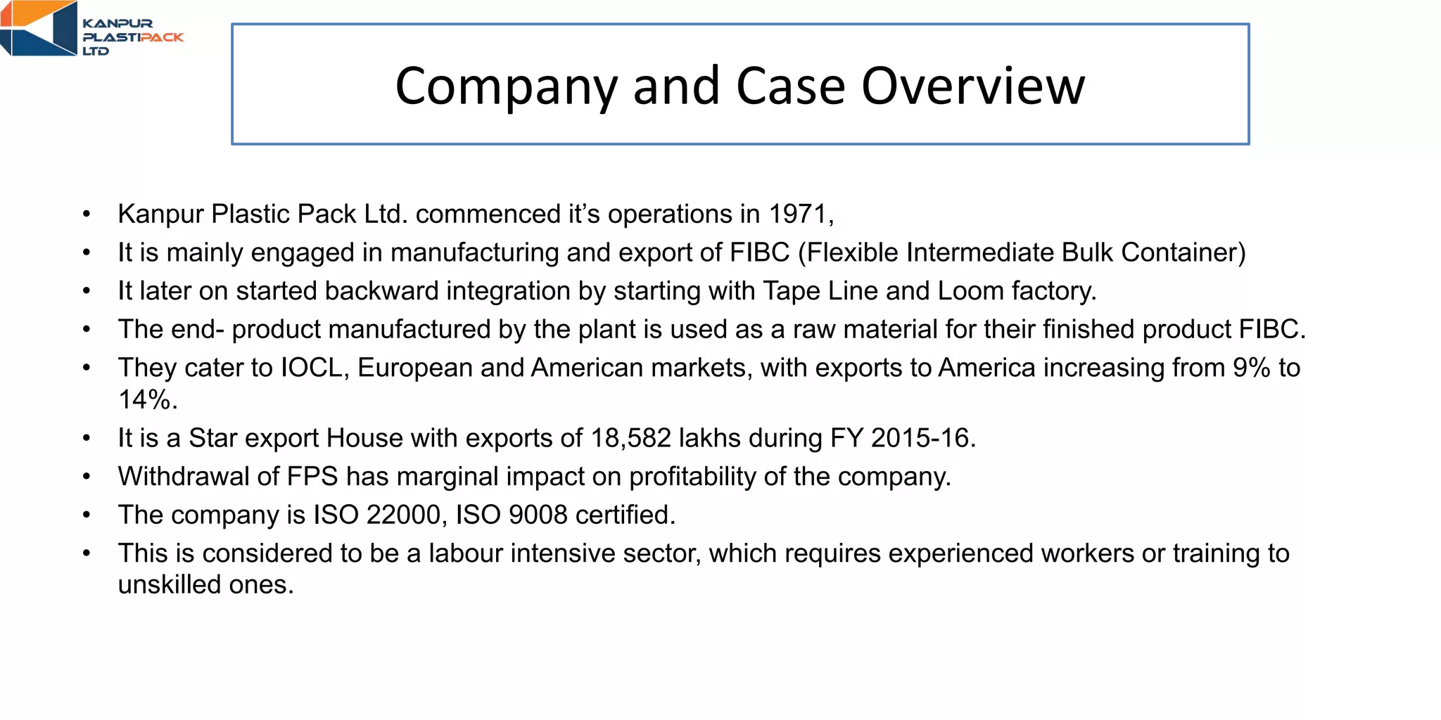 Consultancy: Work efficiency & Motivation (Kanpur PlastiPack Ltd.) | PPTX