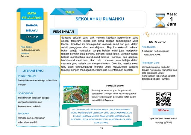Master modul pendidikan sivik sek rendah tahap i | PDF