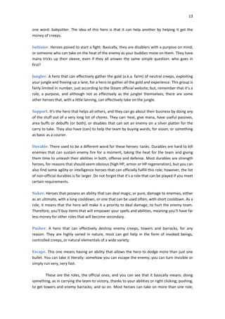 Master noob A DotA 2 guide | PDF