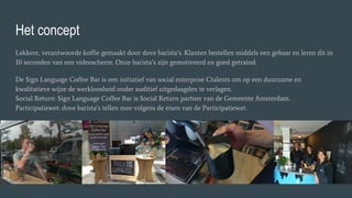 De Sign Language Coffee Bar (SLCB) | PPT