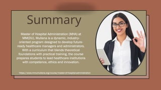 Master of Hospital Administration .pptx