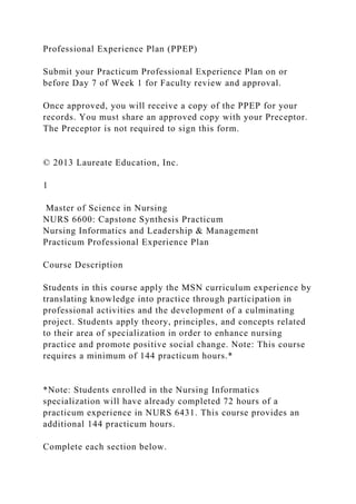 Master of Science in Nursing NURS 6600 Capstone Synthesis Prac.docx