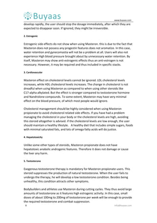 Masteron propionate or masteron enanthate which one is better for you | PDF