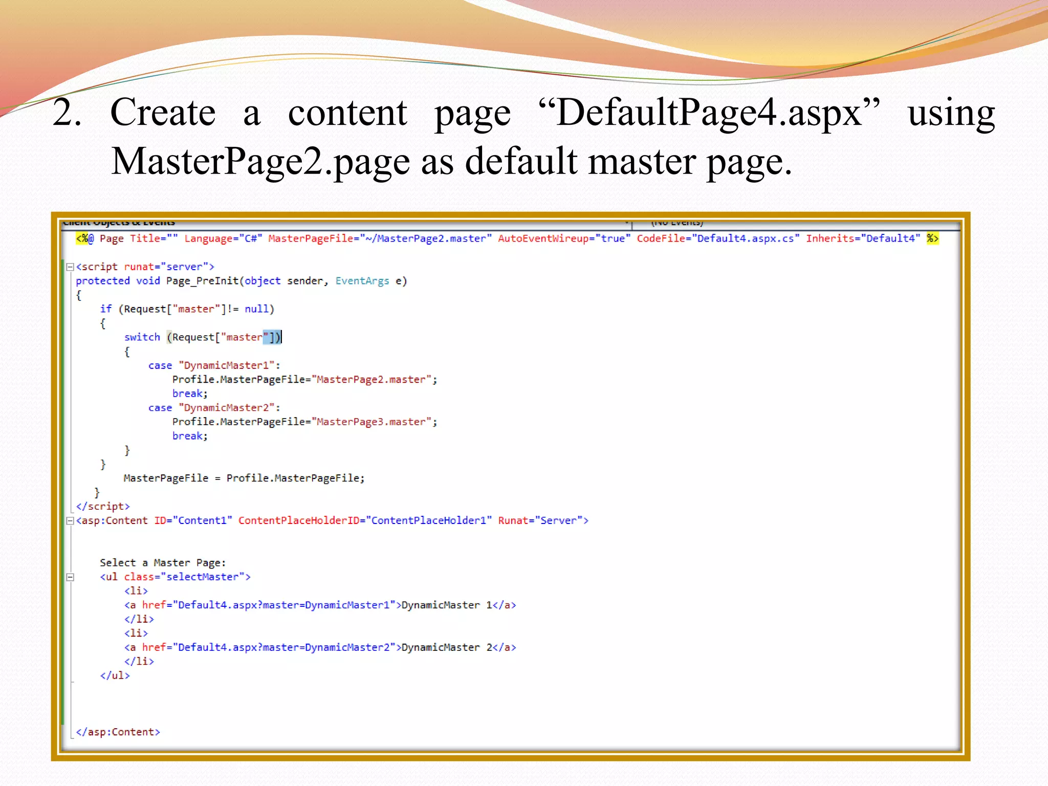 Master page in Asp.net