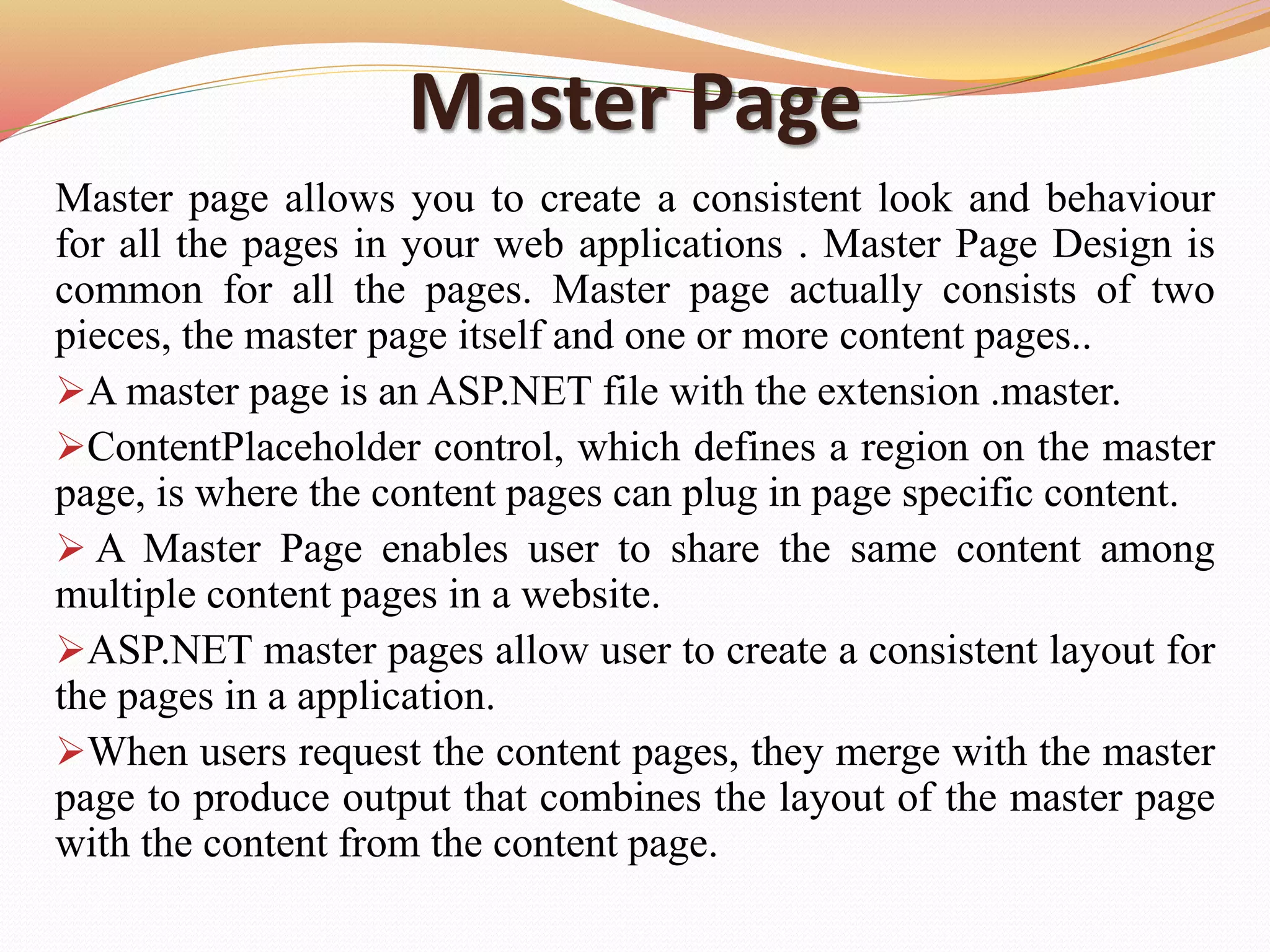 Master page in Asp.net