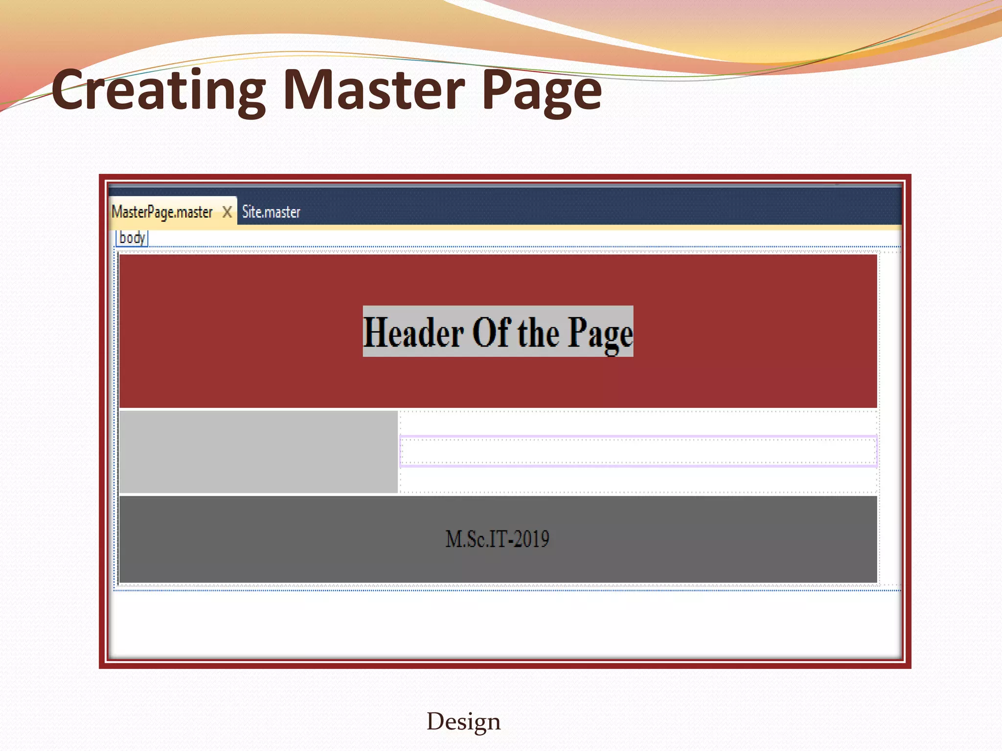 Master page in Asp.net