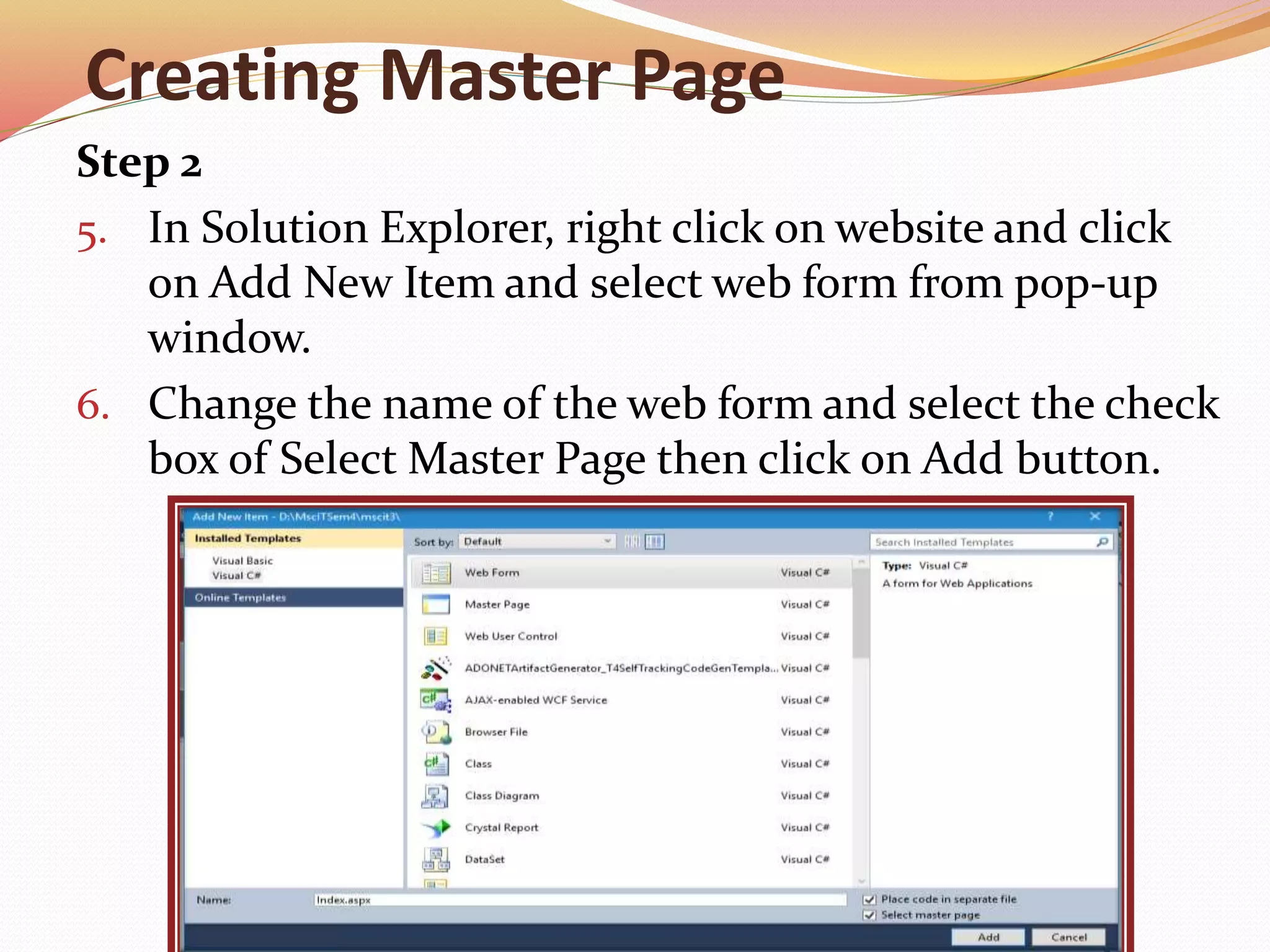 Master page in Asp.net