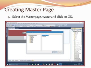 Master page in Asp.net