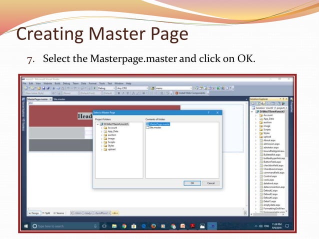 Master page in Asp.net