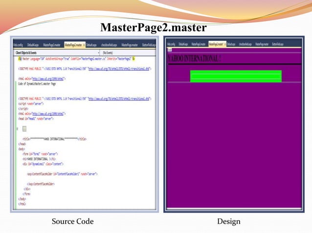 Master page in Asp.net