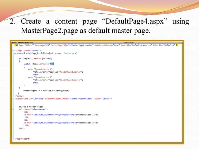 Master page in Asp.net