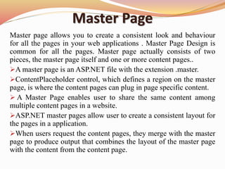 Master page in Asp.net
