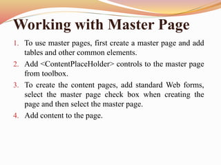 Master page in Asp.net