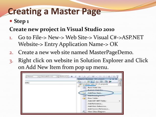 Master page in Asp.net